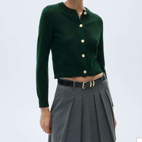 Mango | Sweaters | Mango Green Cardigan | Poshmark